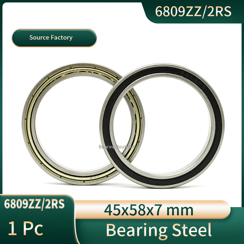 6809 Rodamiento 6809 ZZ 6809 2RS Z1 Grado 6809z 6809zz 68092rs De Acero ...