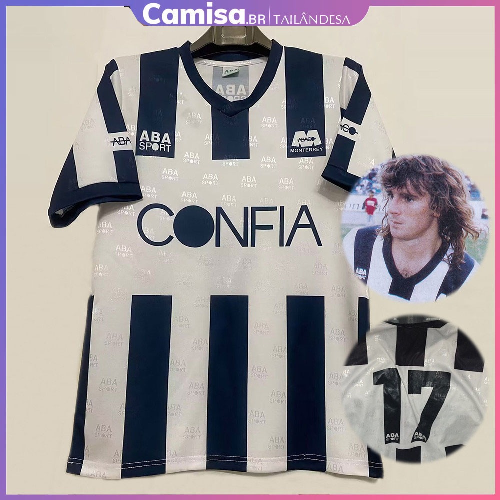 1993-1994 Retro Jersey Monterrey Loacl Camiseta De Fútbol Rayados ...