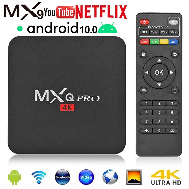 MXQ PRO 4k Android Hd TV Box Wifi Mini Quad Core 2.4G 5G Set Top 8.1 ...