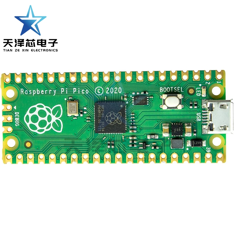 Placa De Microcontrolador Raspberry Pi Pico, Interfaz Digital Flexible | Basado En El Chip ...