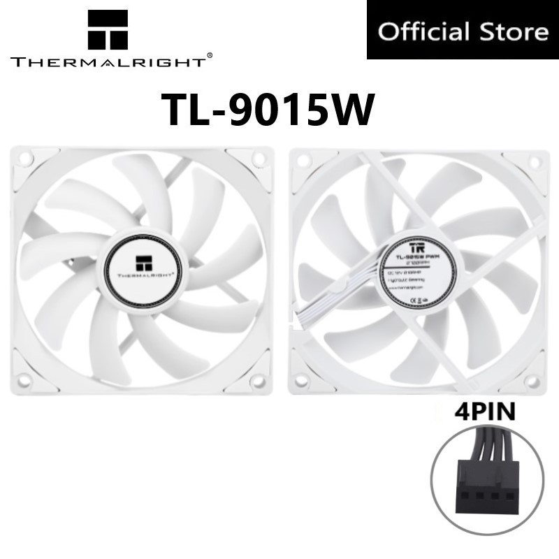Thermalright TL-9015W Ventilador De Refrigeración De La CPU 92mm PC Hasta 2700RPM Velocidad PWM ...