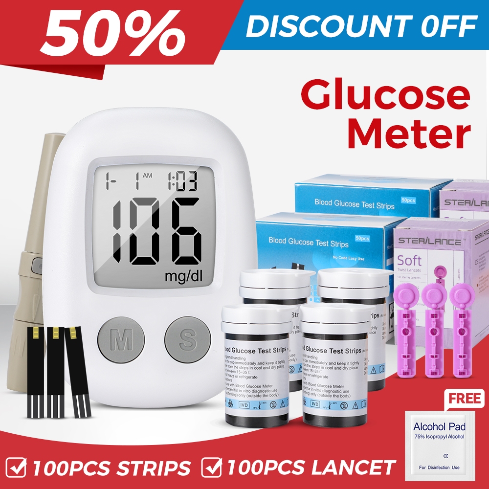 YOUWEMED Glucómetro De Sangre Juego Completo Medidor Digital Con Tiras ...
