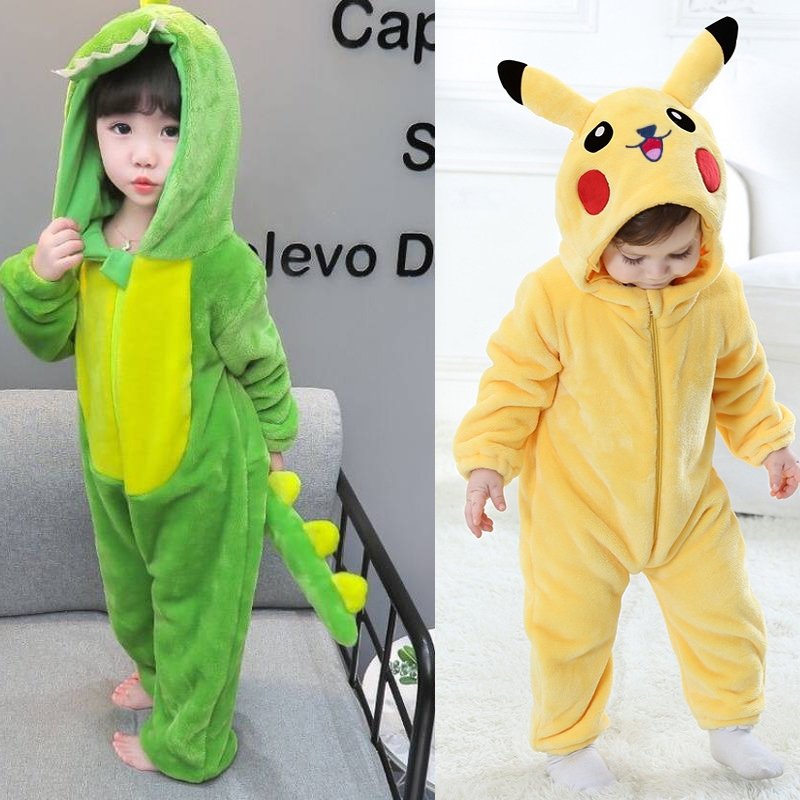 Ropa De Bebé Monos Pikachu Pokemon Kigurumi Onesie Lindo Dinosaurio ...
