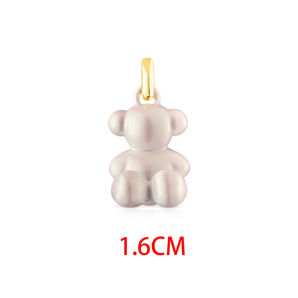 S9225 Material Tous Marca Audaz Oso De Acero Blanco Colgante Lindo ...