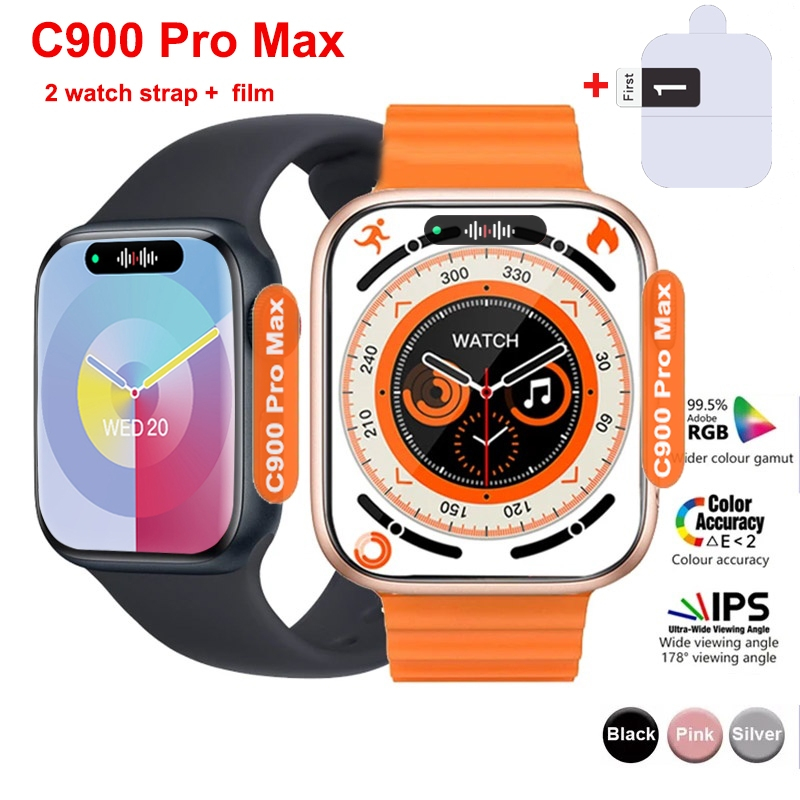 2024 Smartwatch C900 Pro Max Reloj Hd 2.19 Pulgadas Pantalla Completa Bluetooth Llamada ...