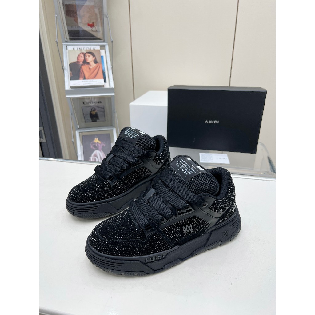 Amiri Rhinestone Nuevo Estilo De Zapatillas De Deporte De La Pareja ...