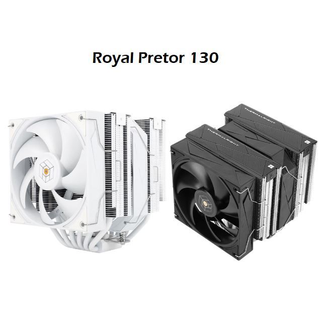 Enfriador De Aire Para CPU Thermalright RP130 Royal Pretor 120 Doble Torre 6 Tubos De Calor Para ...