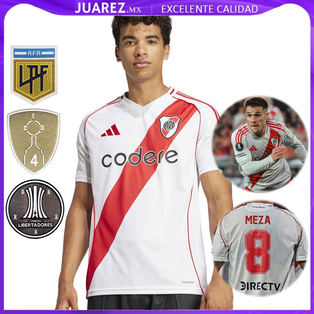 2024-25 River Plate Jersey Local Camiseta De Fútbol De Casa ...