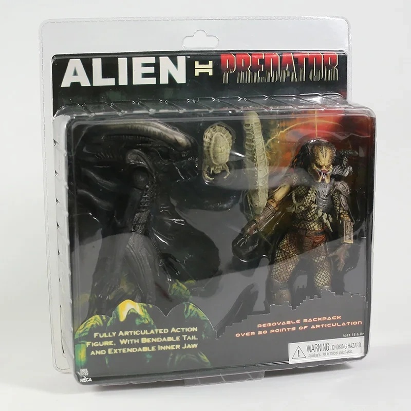 NECA Alien VS Predator Exclusiva Figura De Acción De PVC De 2 Paquetes ...
