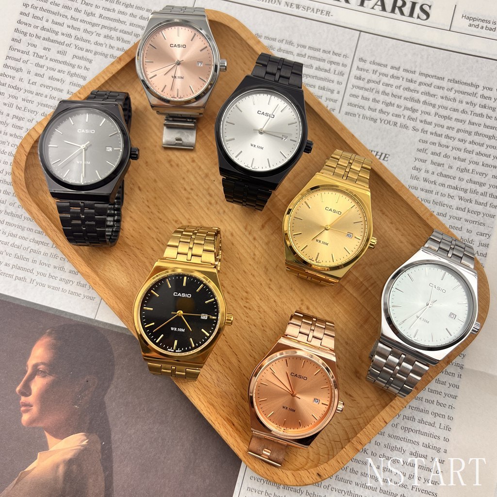 Reloj De Disco Pequeño De Cuarzo Casio Para Hombres Y Mujeres , Estilo ...