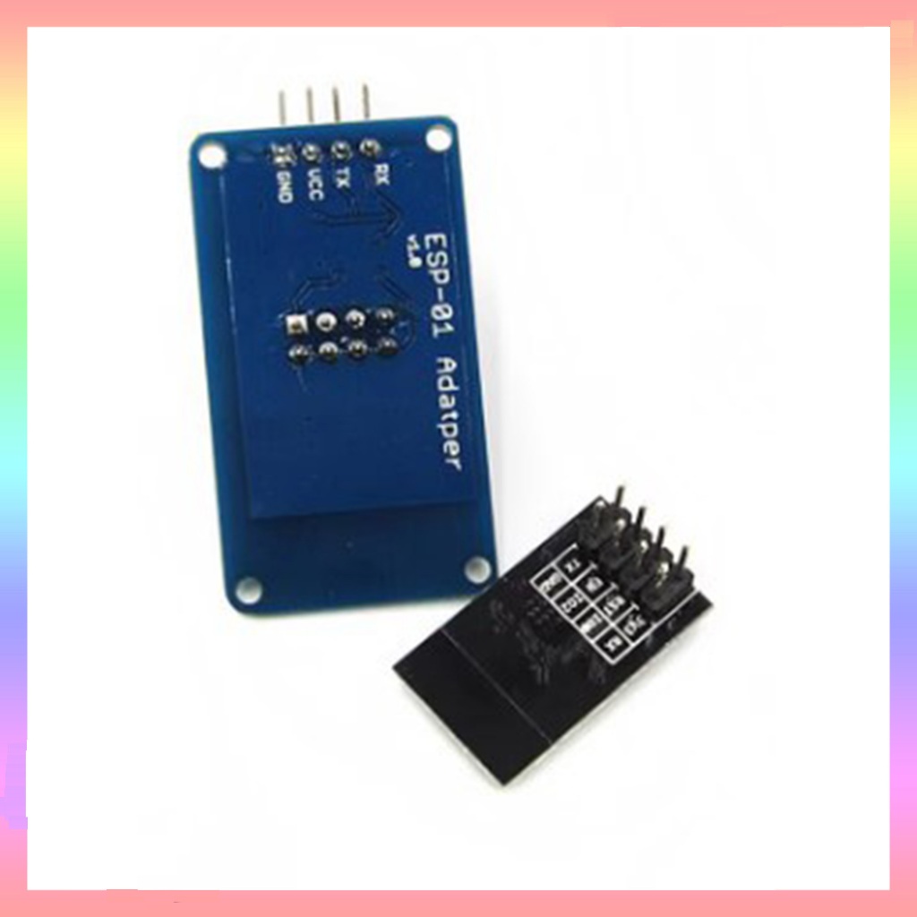 Módulo Adaptador Inalámbrico WiFi ESP8266 ESP-01 Serie 3.3V 5V Esp01 Breakout PCB Adaptadores ...