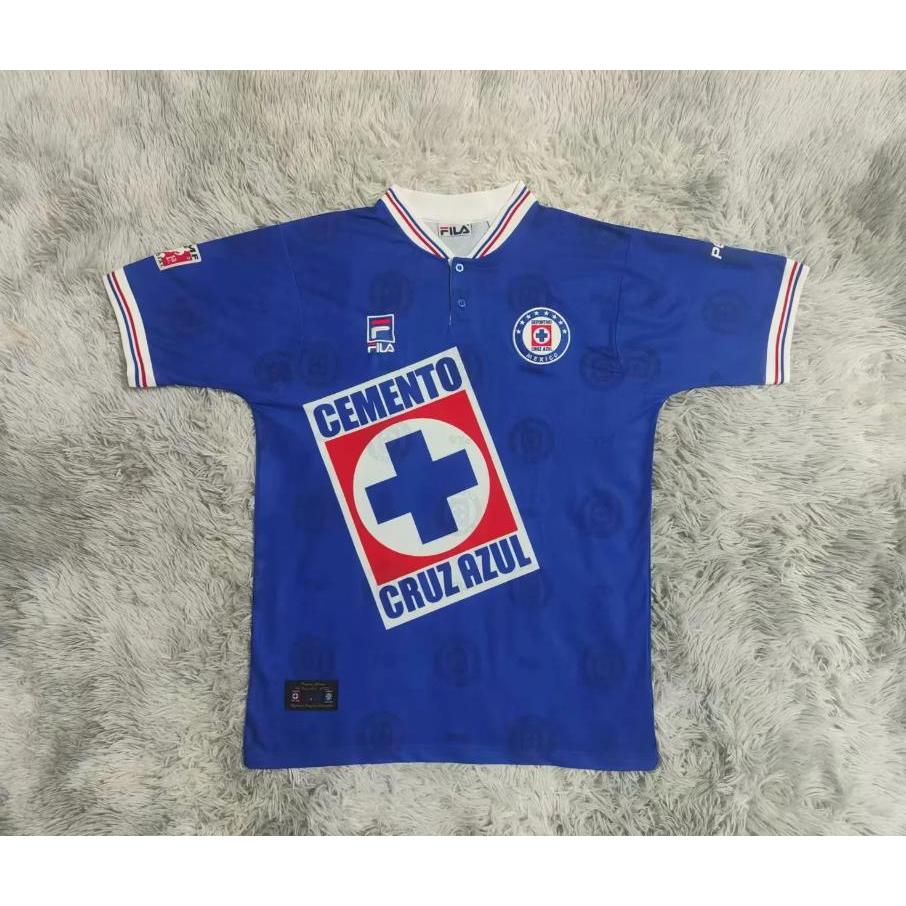 Camiseta De Fútbol Retro De La Cruz Azul 97 / 98 | Shopee México