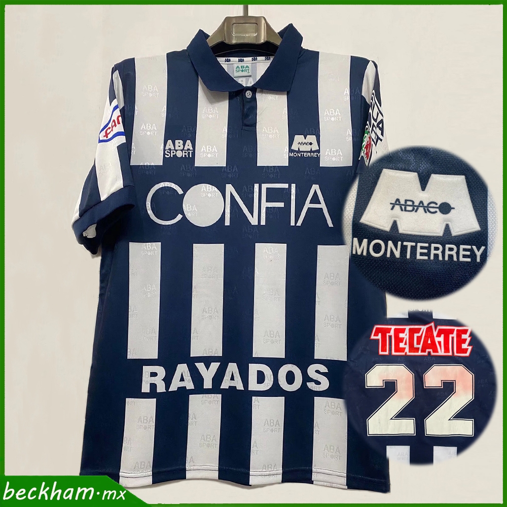 1996-1997 Retro Jersey Monterrey Rayados Jersey Local Camiseta de ...
