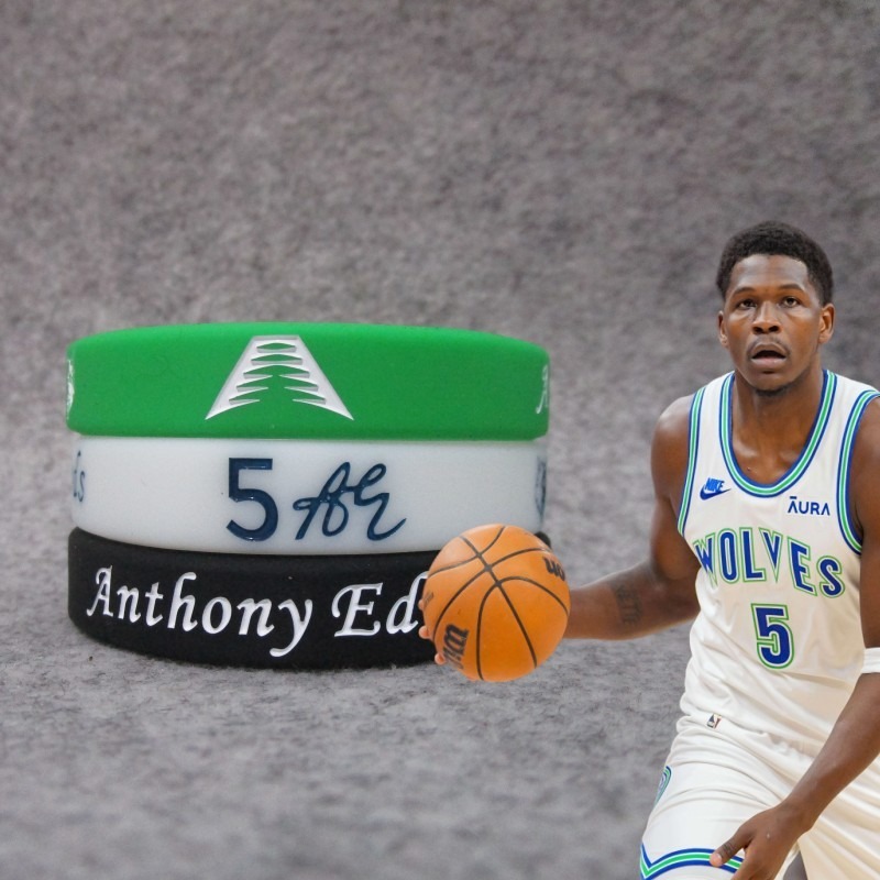 Pulsera Deportiva De Silicona Con La Firma Anthony Edwards | Shopee México