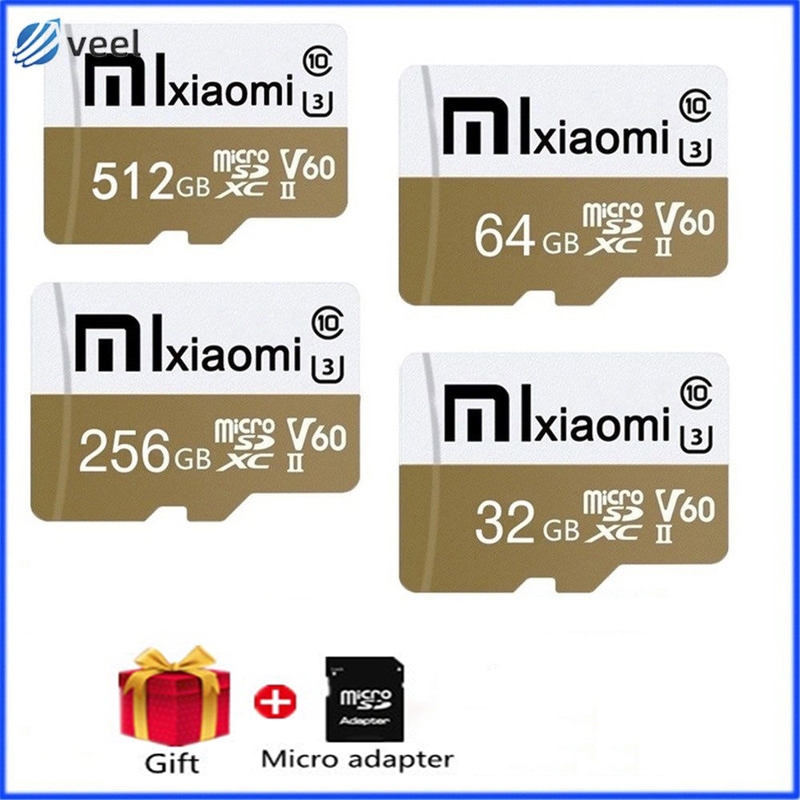 Xiaomi Tarjeta De Memoria Micro SD 100 % Genuina De 4GB/64GB/128GB/256GB/512GB C10 TF | Shopee ...