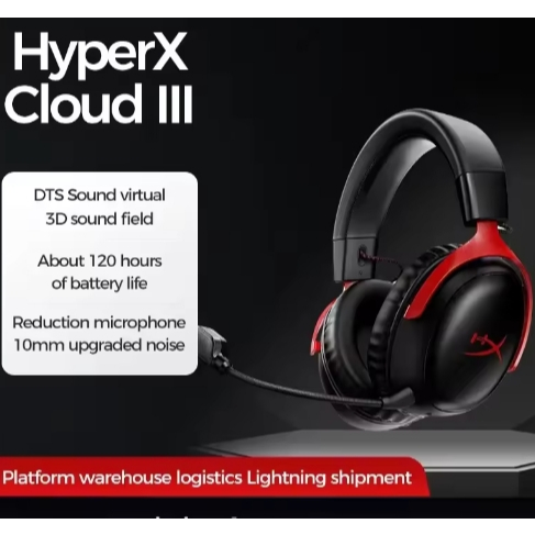HyperX Cloud 3 IIl Gaming Headset FPS Micrófono Condensador Con Cancelación De Ruido En Vivo 120 ...