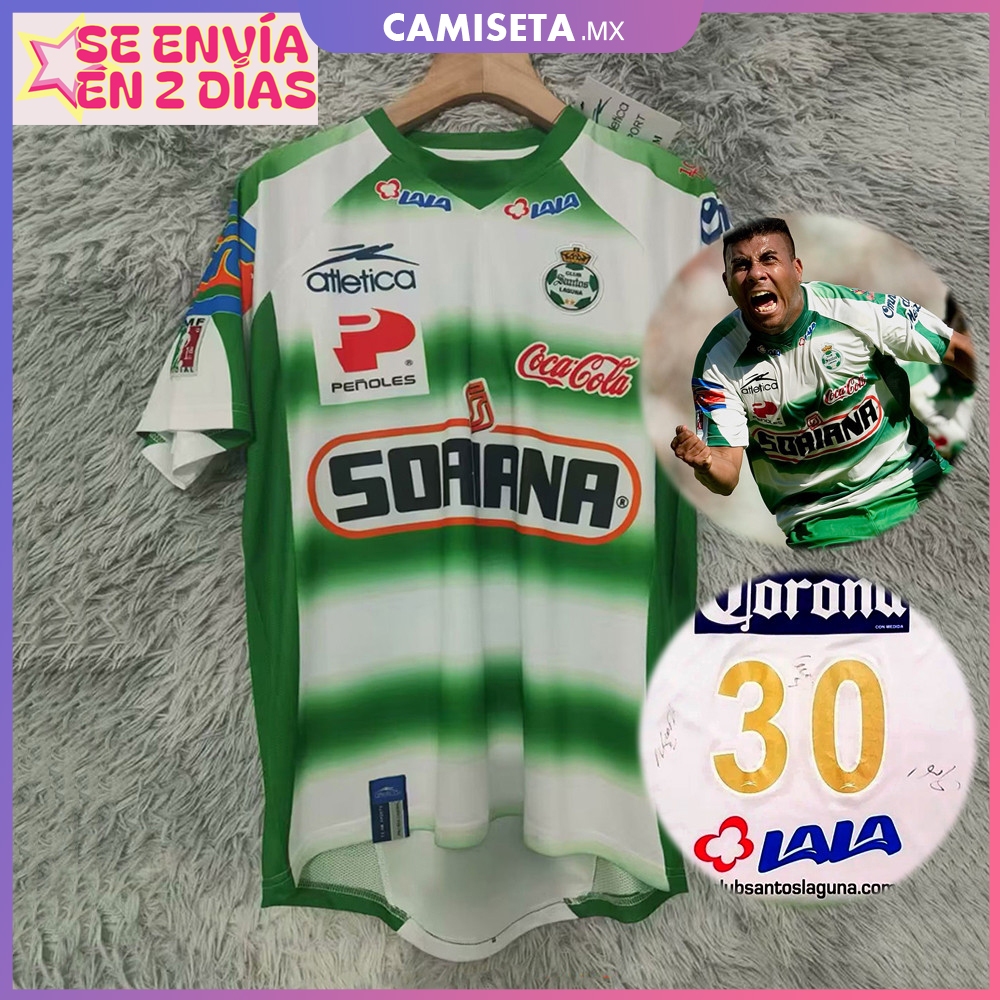 Jersey Santos Laguna 2007-2008 Camiseta De Fútbol Retro Jersey Club Santos | Shopee México