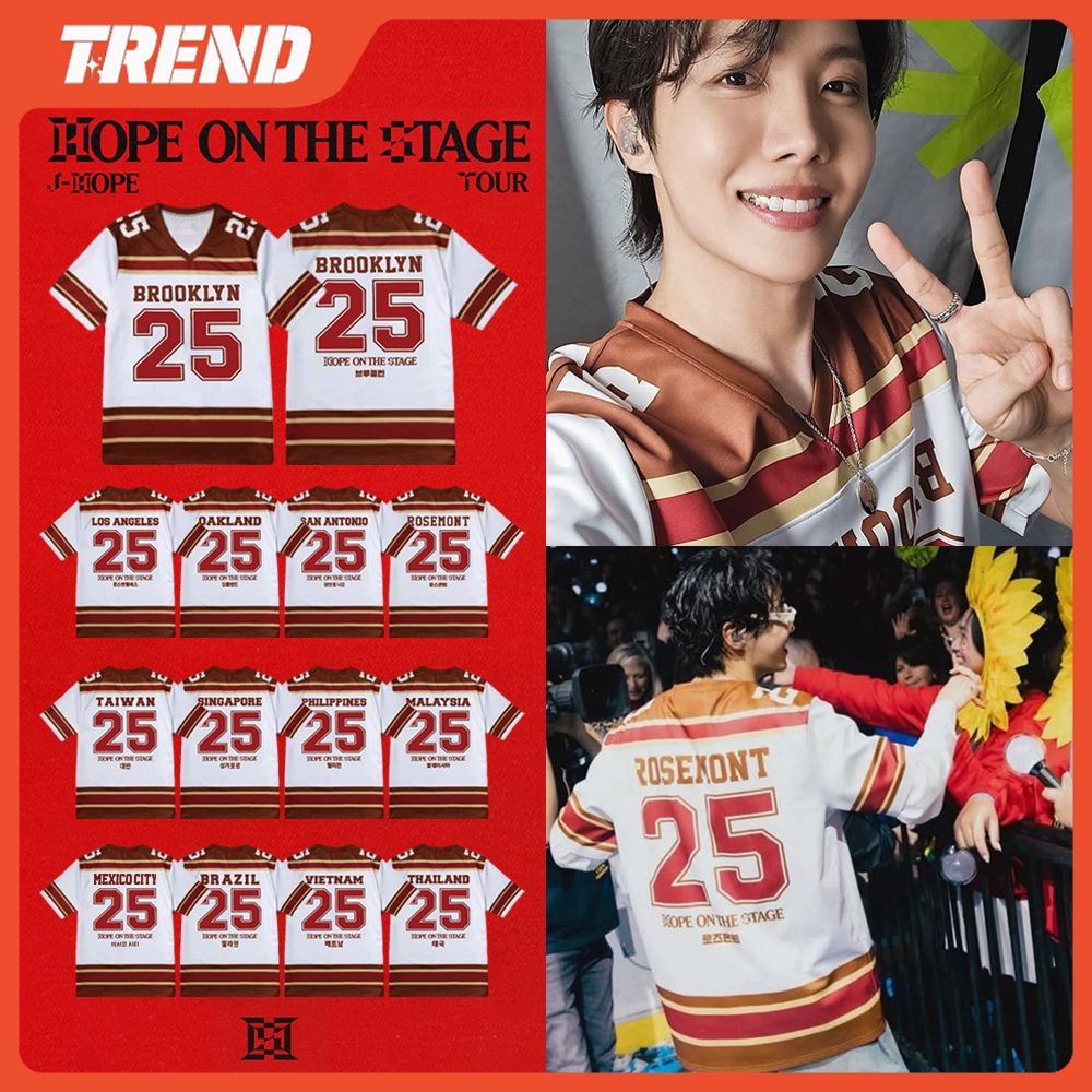 KPOP BANGTAN J-HOPE Esperanza En El Escenario TOUR Merch Camiseta Vintage Street Suelta ...