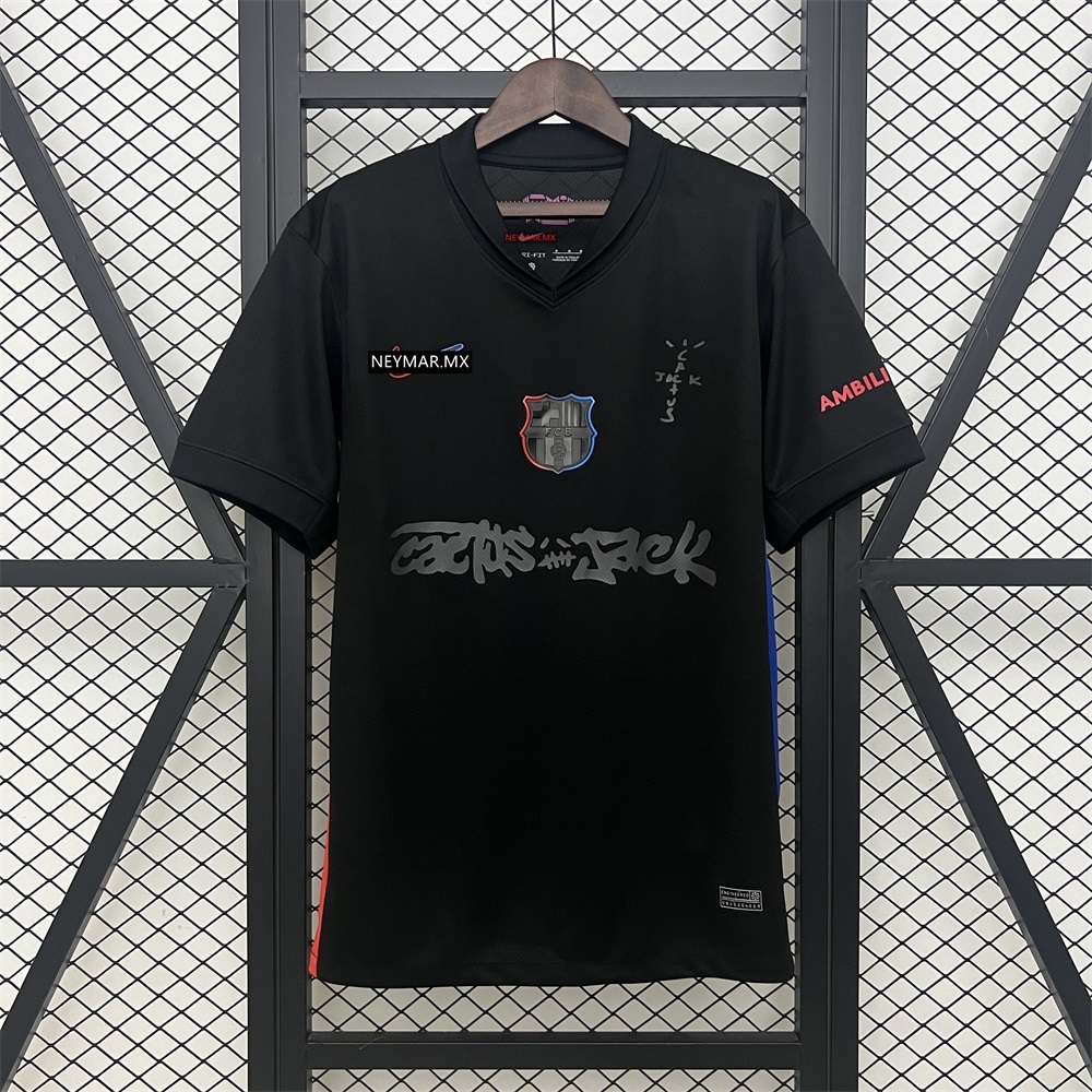 Camiseta De Fútbol 2025 Barcelona Travis Scott Edición Conjunta Versión ...