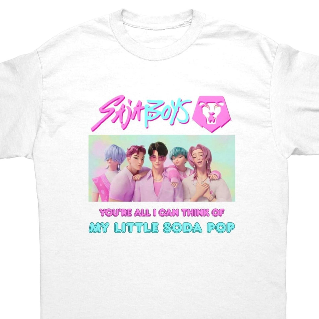 Saja Boys " Soda Pop " Camisa , kpop Demon Hunters tee , Huntrix fan ...