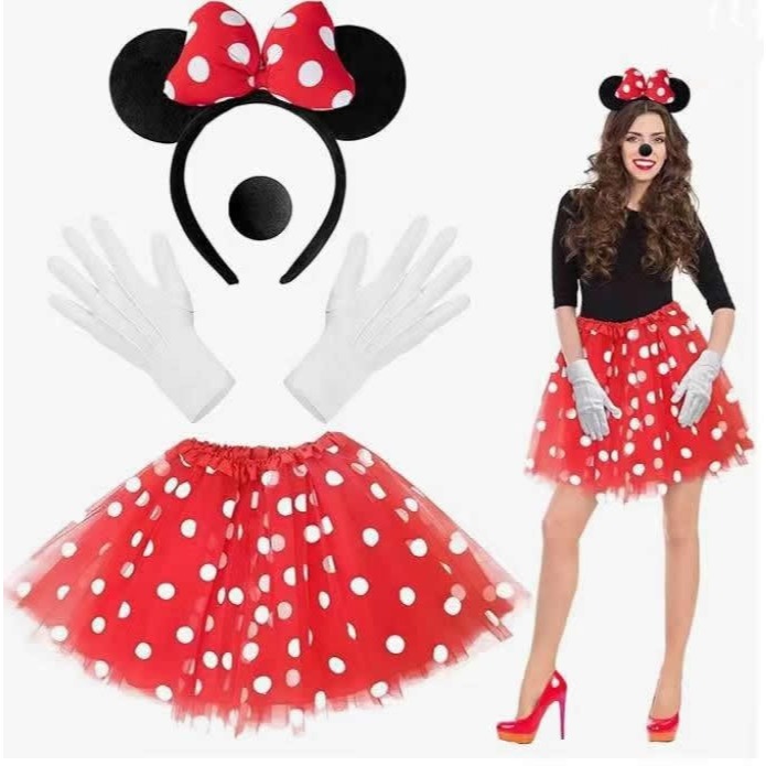Kit De Vestir Con Orejas De Mickey Y Minnie Mouse Inspiradas En El ...
