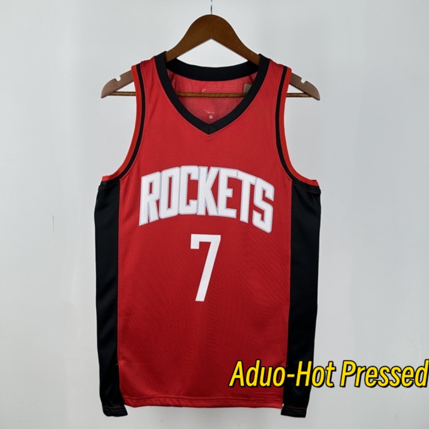 Camiseta NBA Houston Rockets #7 Kevin Durant 2023 Icon Edition red ...