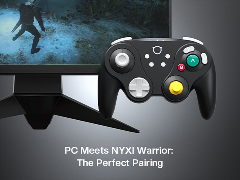 NYXI Warrior Mando De Juego Bluetooth Negro Gamepad Inalámbrico Para Nintendo Switch Gamecube PC ...