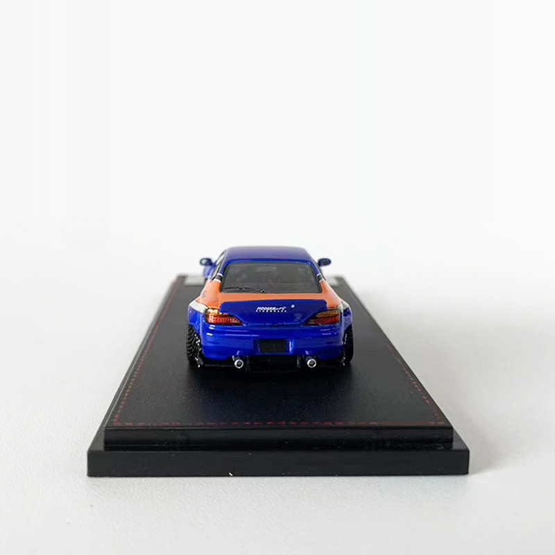 Arma De La Calle 1 : 64 Modelo De Coche Nissan Silvia S15 Rocket Bunny Cuerpo Ancho Rápido Y ...