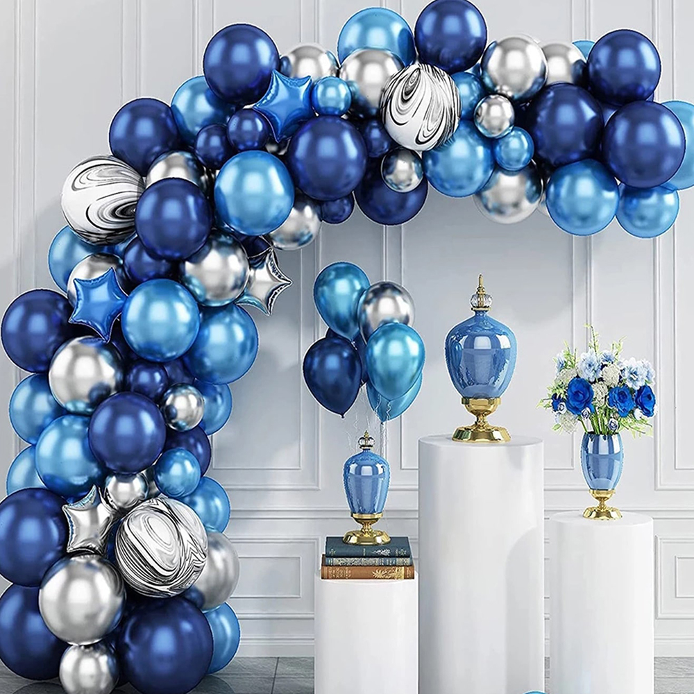 Kit De Decoración De Globos Azules De Alta Calidad-Perfecto Para ...