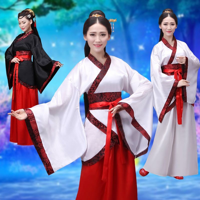 Hanfu Antiguo Traje Hanfu Ropa De Mujer Quyi Hanfu Mejorado Tang Traje ...