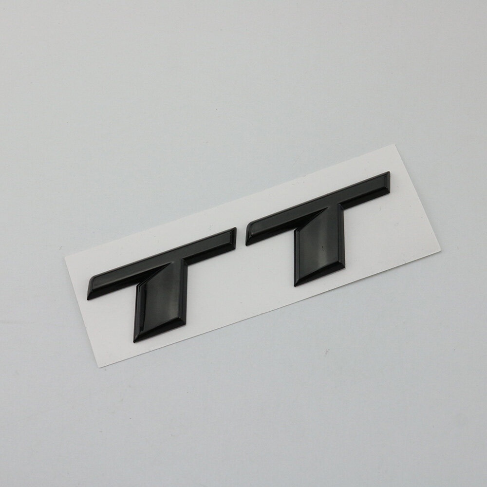 Para Audi TTS TTRS logo Trasero Maletero Emblema 3D TT Letra Pegatina ...
