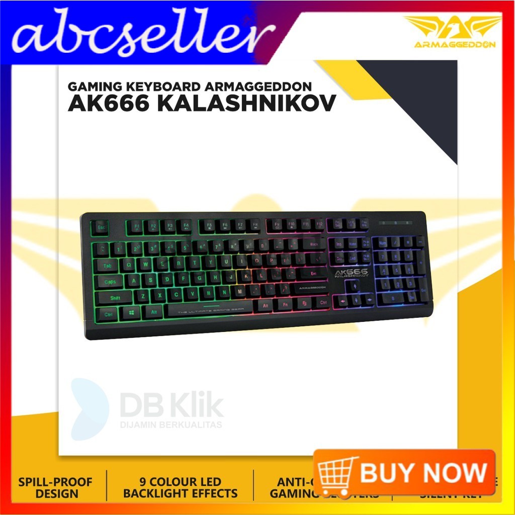 Nuevo Armaggeddon AK666 Kalashnikov - teclado para juegos Armagedon AK ...