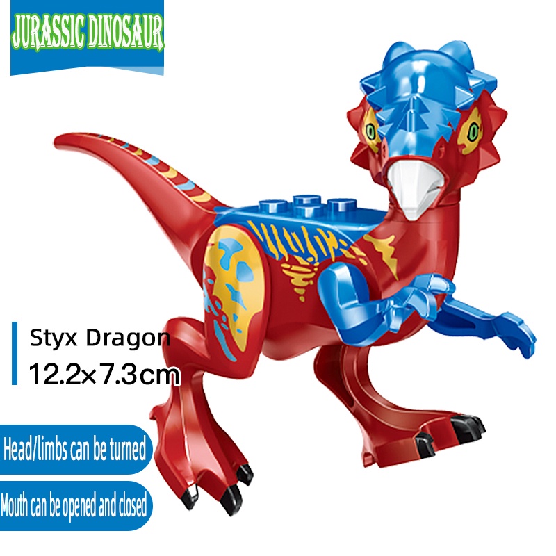 58 Modelos LEGO Dinosaurios Juguetes Niños Velociraptor T-Rex Jurásico ...