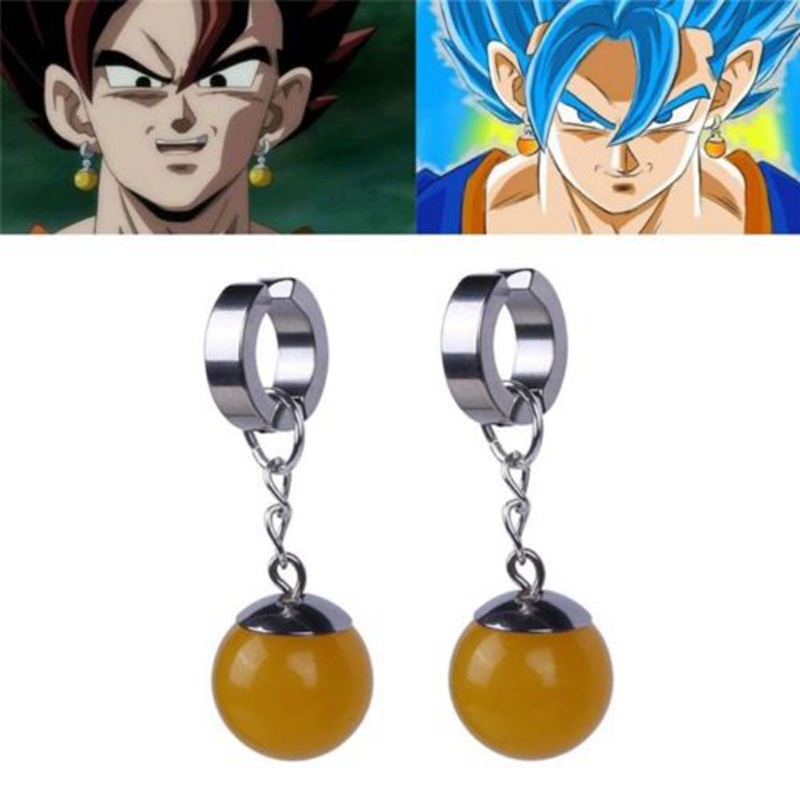 Anime Super Dragon Ball Z Vegetto Potara Pendiente Cosplay Pendientes ...