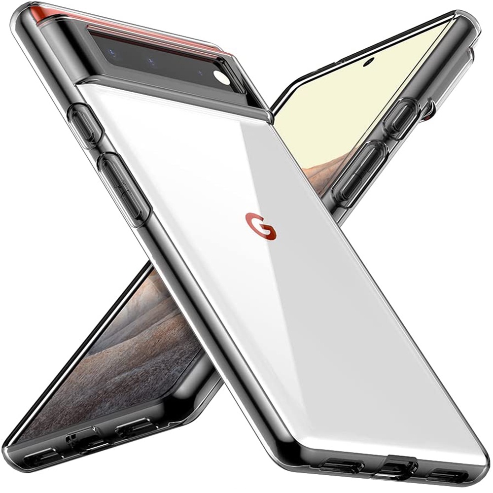 Carcasa GOOGLE Pixel 7 6 PRO 5G Cuatro Esquinas Anti-Caída Suave Tpu ...