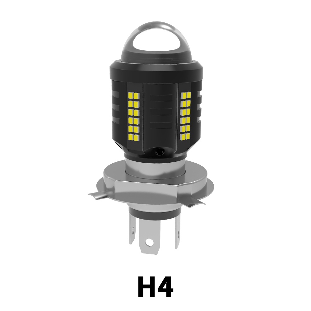 Faro De Motocicleta Super Brillante h4 H6 T19 Para P15D BA20D Bombilla ...
