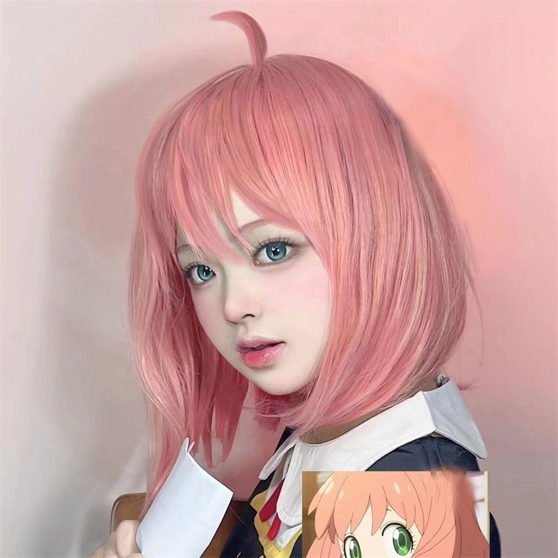 SPY X FAMILY/cosplay Wig/Anya Forger/(No Incluye 2 Accesorios Para El ...