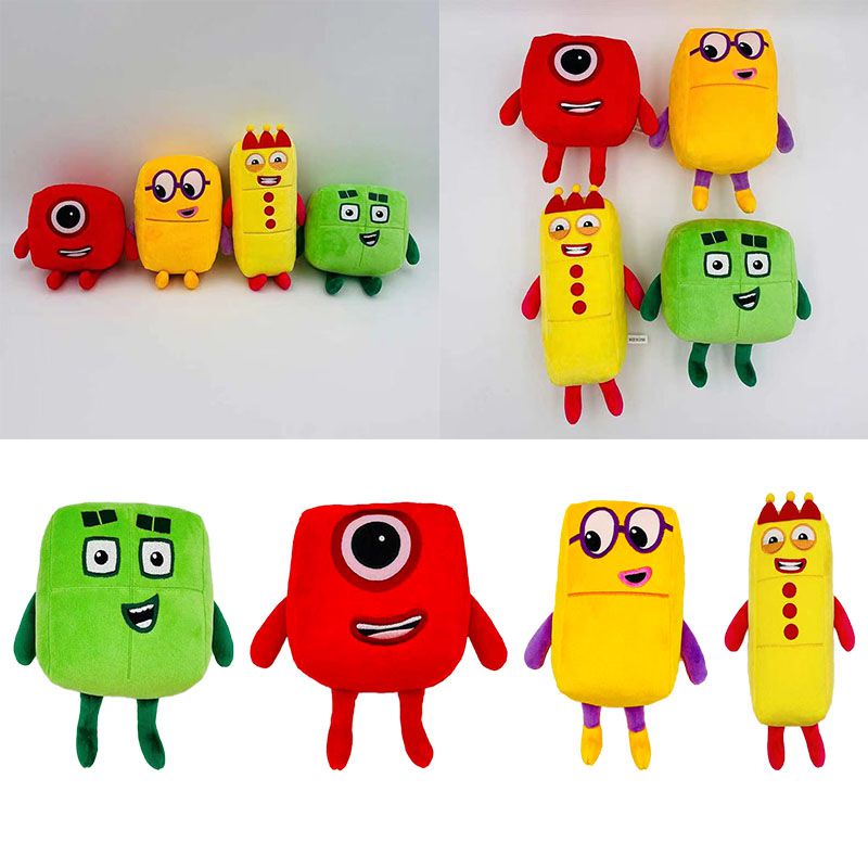 Numberblocks Lindo Muñeco De Peluche Suave Y Abrazable Ideal Para Jugar ...