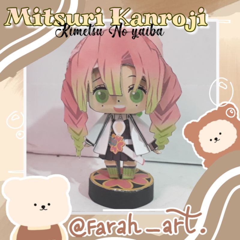 Kimetsu No Yaiba anime Kanroji (Demon Slayer) papercraft | Shopee México