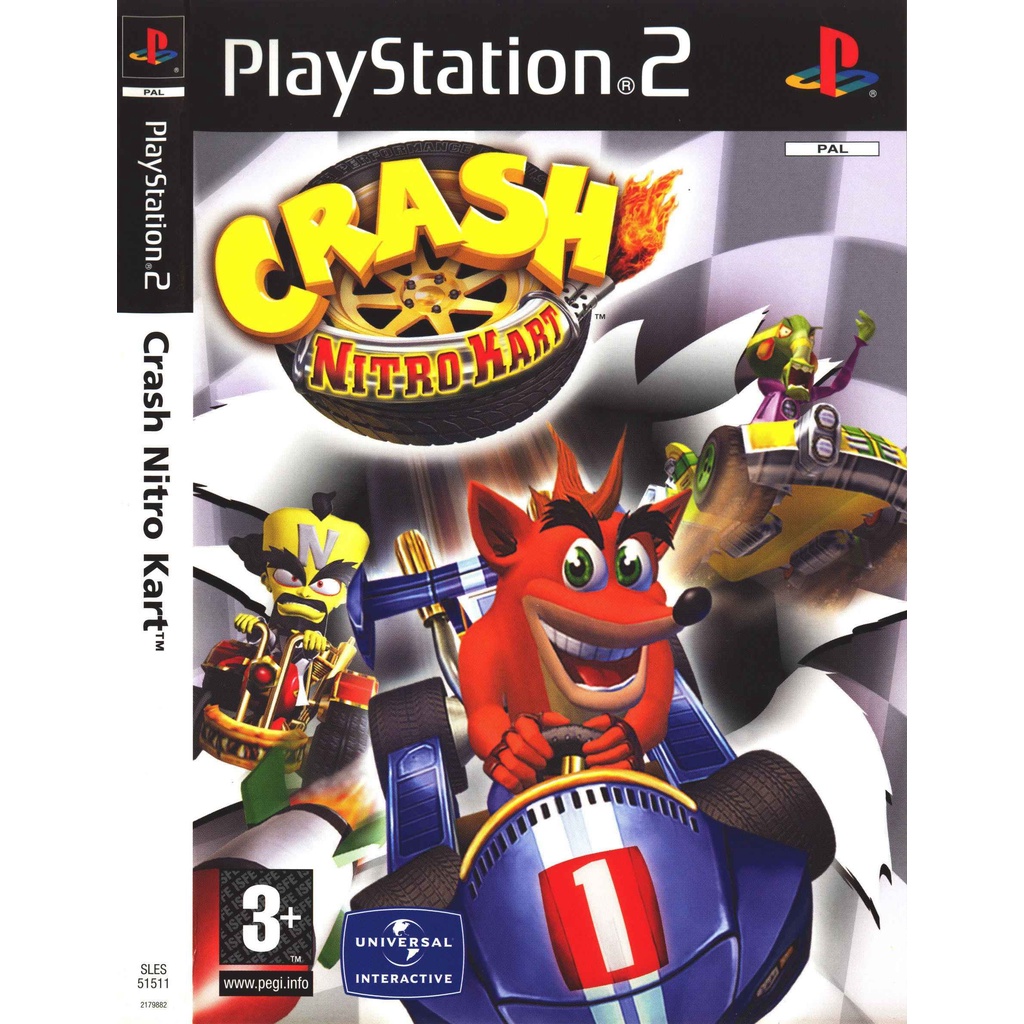 Cd DVD juego PS2: CRASH NITRO dibujos animados | Shopee México
