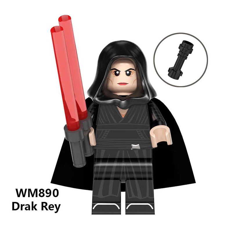 Star Wars Minifiguras Finn Kylo Ren Lando Chewbacca Palpatine Baby Yoda ...