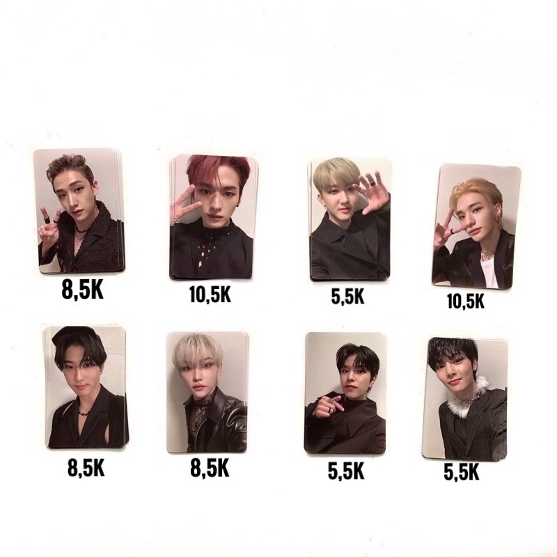 Photocard stray kids oddinary ver a frankenstein chan lino changbin hyunjin han felix seungmin ...