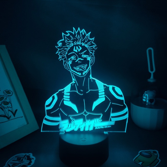 🎁Jujutsu Kaisen anime Gojo Satoru lámpara de mesa con luz nocturna para ...