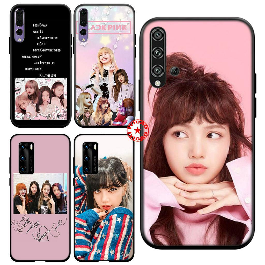 CP30 BLACK Rose Lisa PINK Soft Silicone Case for Huawei P20 Pro Lite Y6 ...