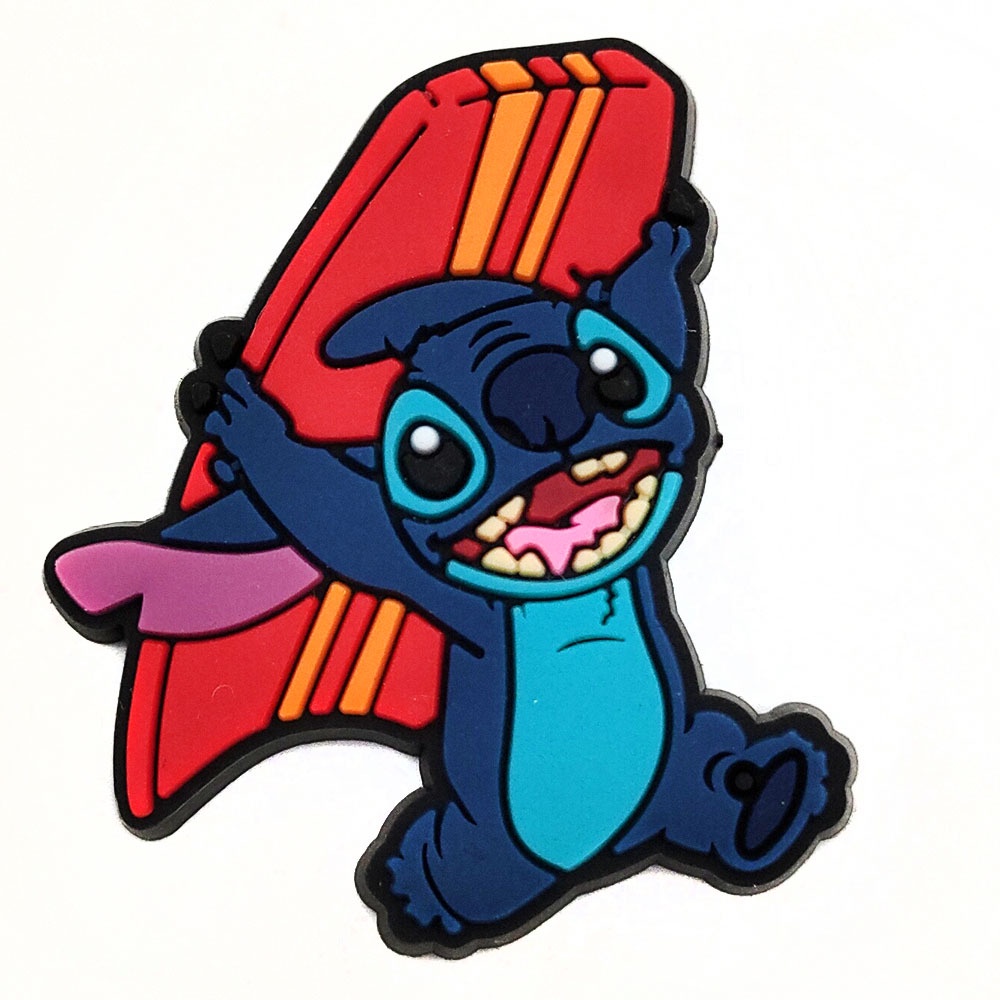 charms Lindo De Dibujos Animados De Stitch Crocs Zapatos Encantos Pin Jibbitz DIY Accesorios ...