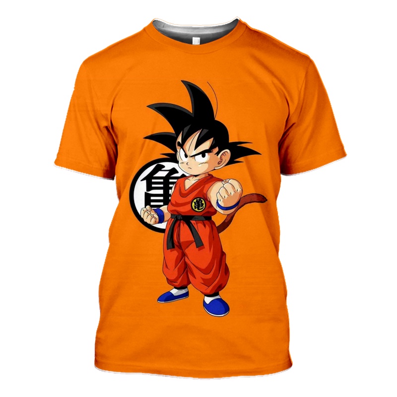 Verano Japonés Anime Dragon-Ball 3d t-shirt Goku Ropa Z Camiseta De Los ...