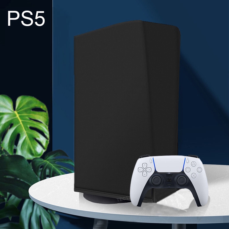 Cubierta De Polvo De Nylon Negro Para PS5 , Protector Forro Suave Y ...