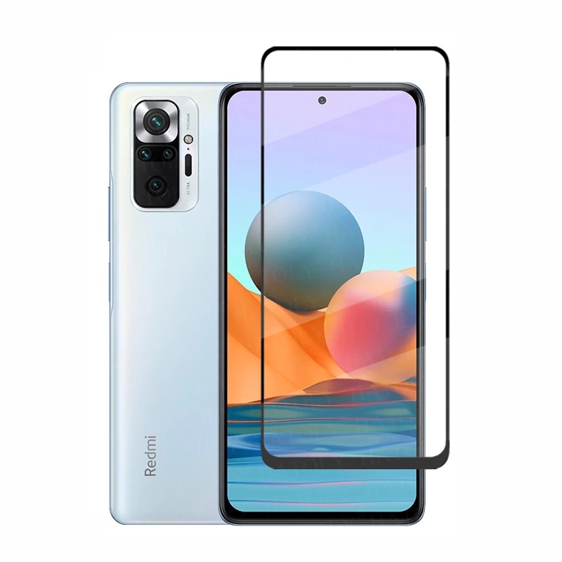 Mica Protector de Pantalla Vidrio Cristal Templado 9D 2 En 1 Para ...