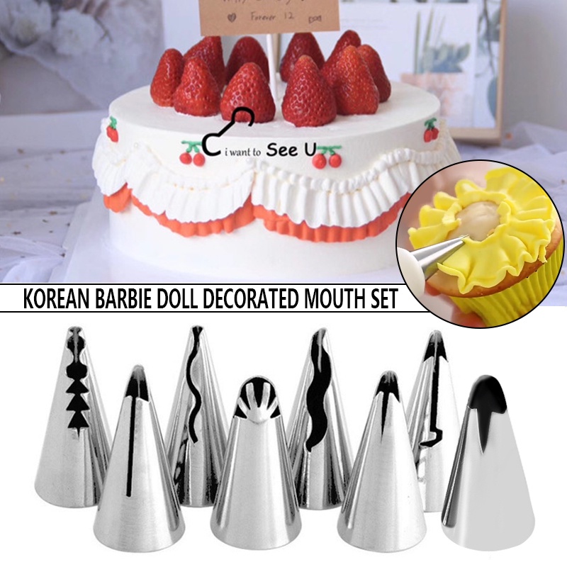8pcs/Set Boquillas Para Reposteria Duyas Para Reposteria Con Bolsa De ...