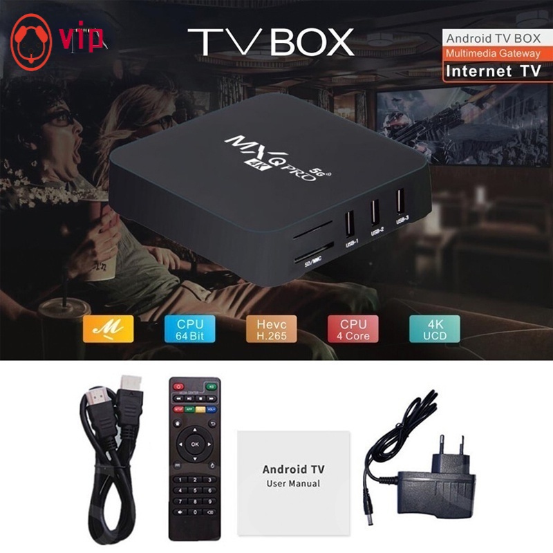 Tv Box 4gb + 64gb Android MXQ Pro Smart 4k Ultra Hd | Shopee México